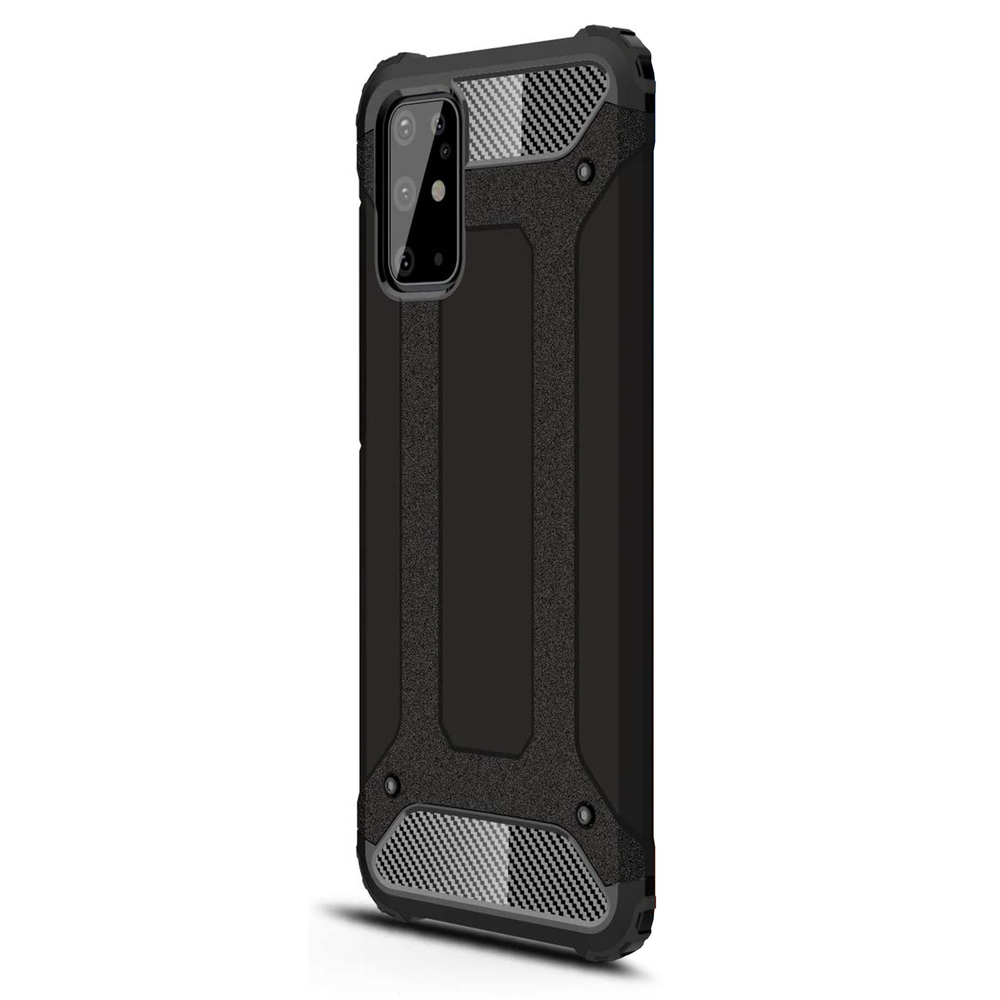 Microsonic Samsung Galaxy S20 Plus Kılıf Rugged Armor Siyah / Kılıf Marketim